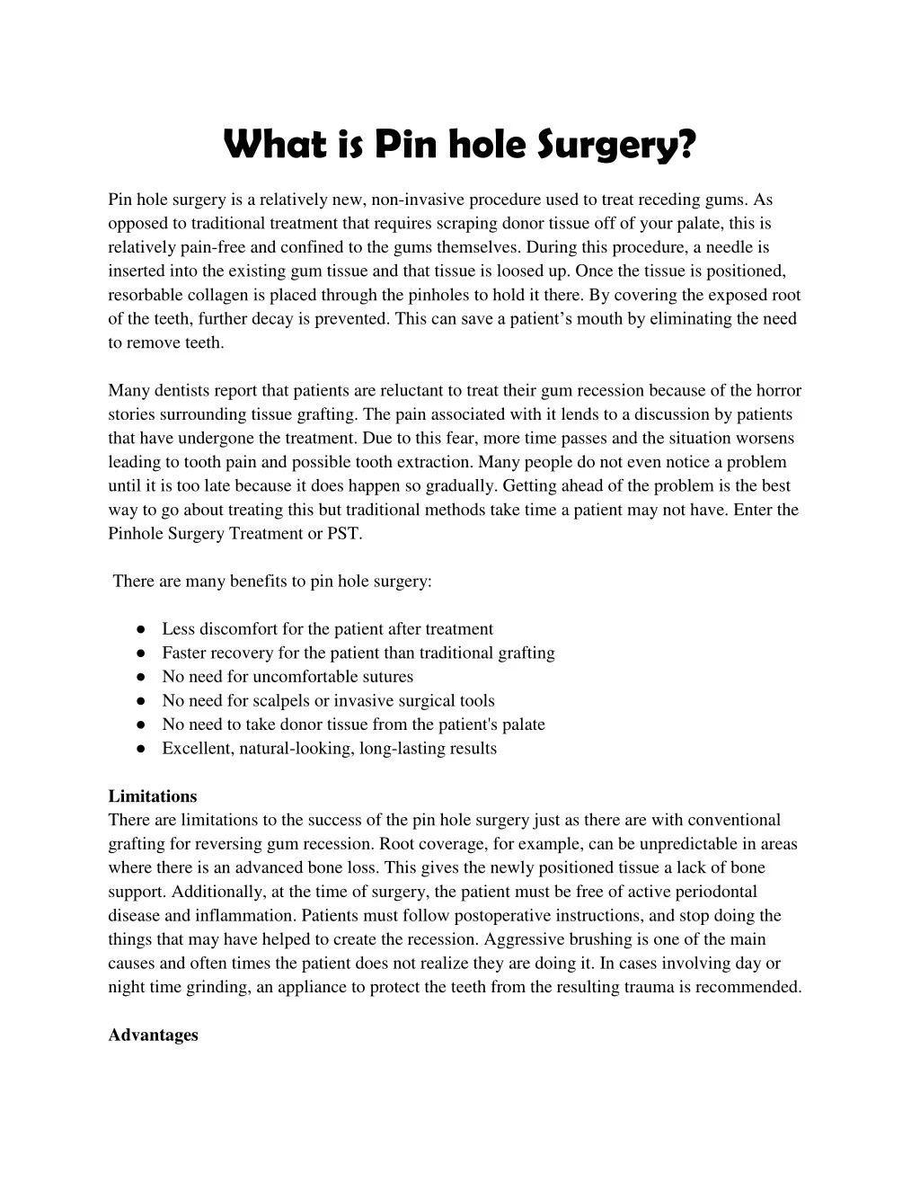 PPT - What is Pin hole Surgery? PowerPoint Presentation, free download ...
