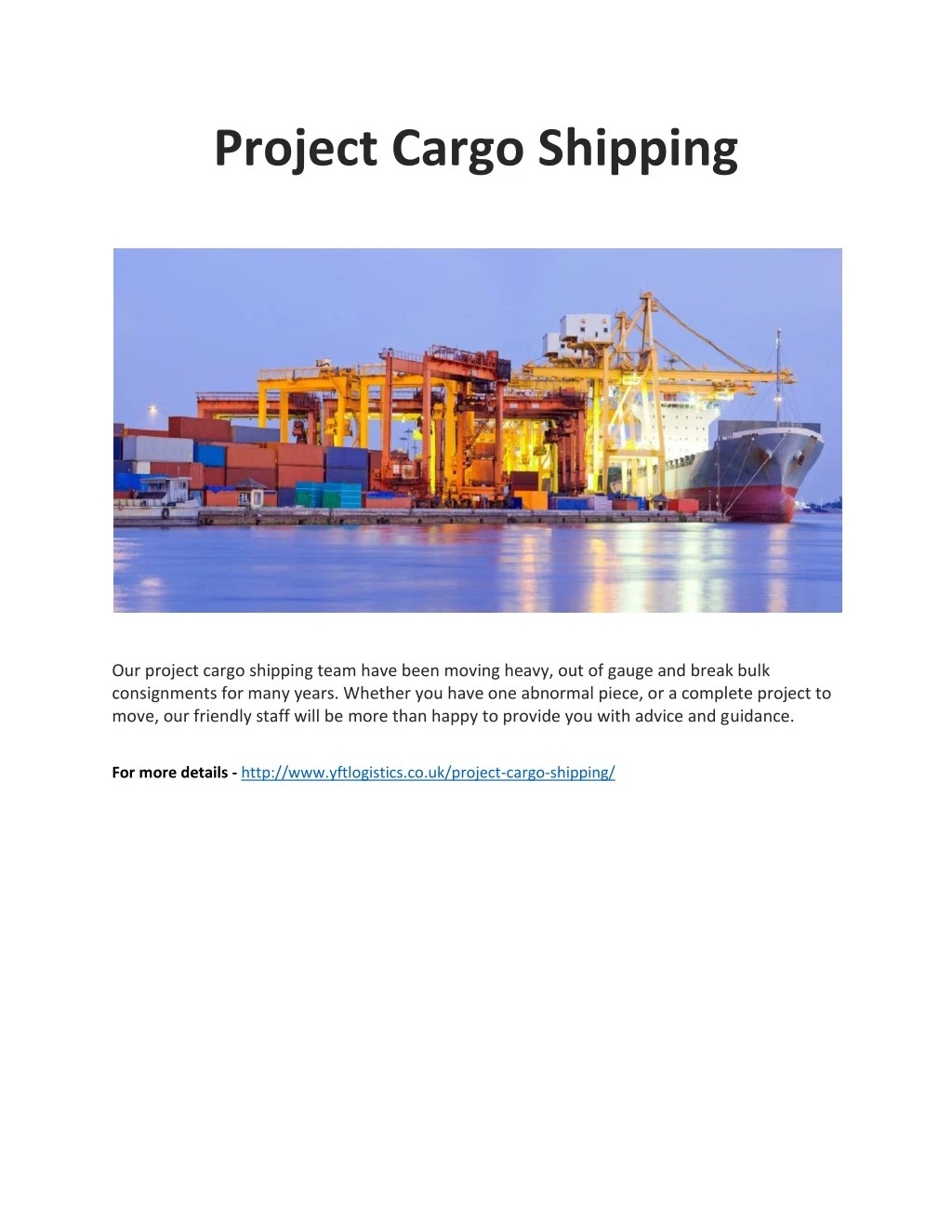 PPT - Project cargo shipping PowerPoint Presentation, free download ...