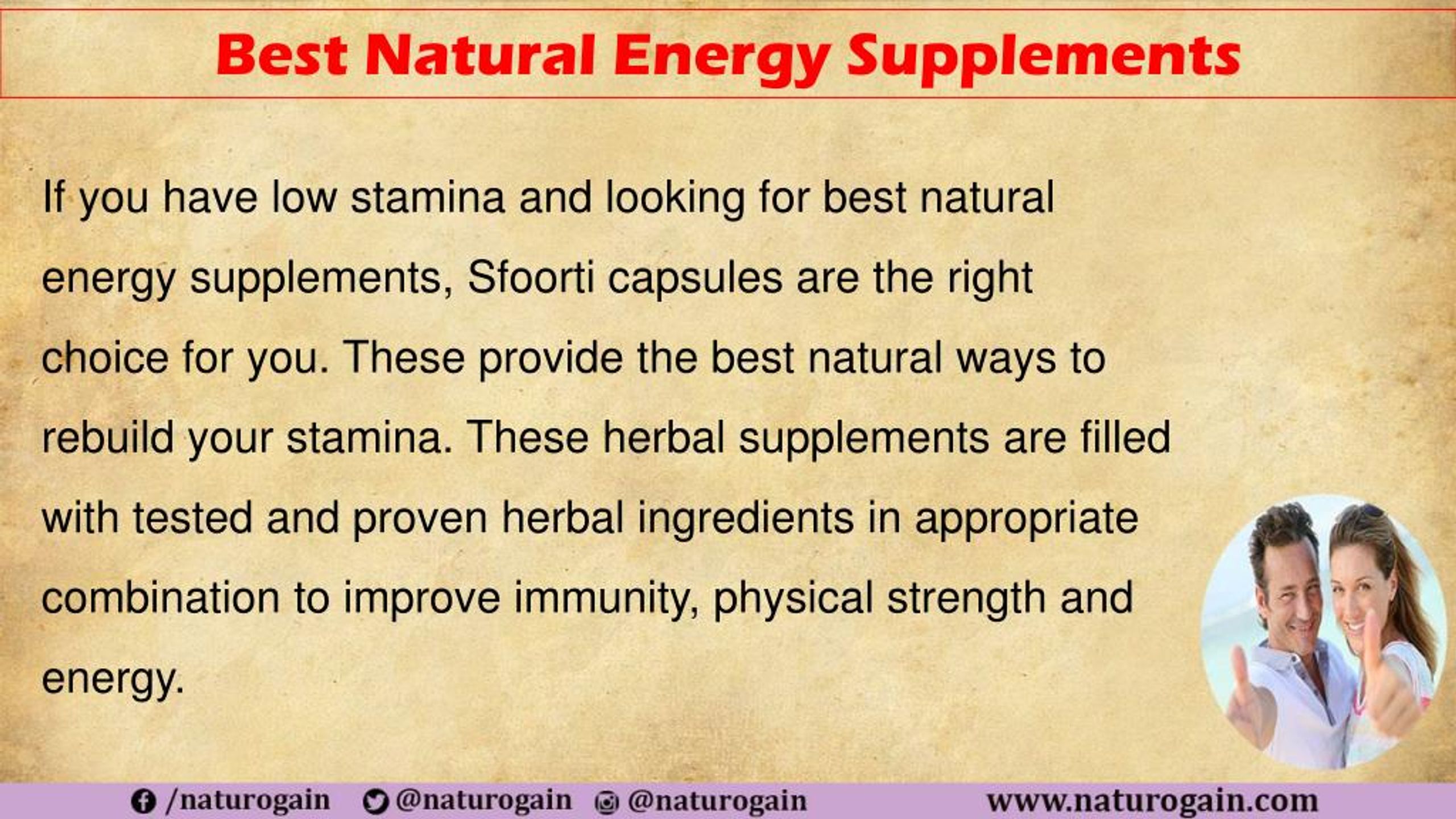 PPT - Best Natural Energy Supplements to Fight Extreme Fatigue and ...