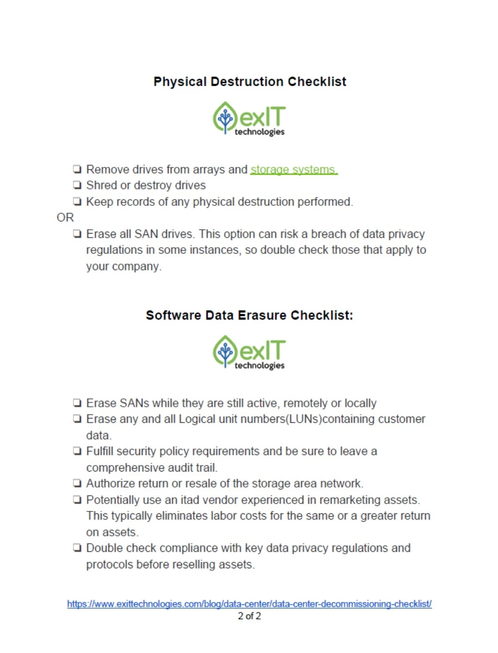 PPT - Data Center Decommissioning Checklists PowerPoint Presentation ...