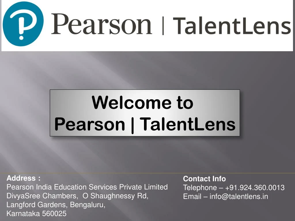 PPT - Pearson Online English PowerPoint Presentation, free download ...