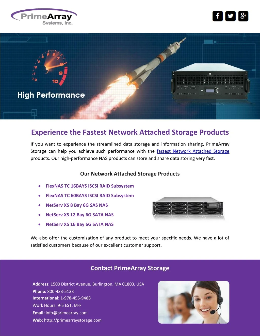 PPT - Experience the Fastest Network Attached Storage Products ...