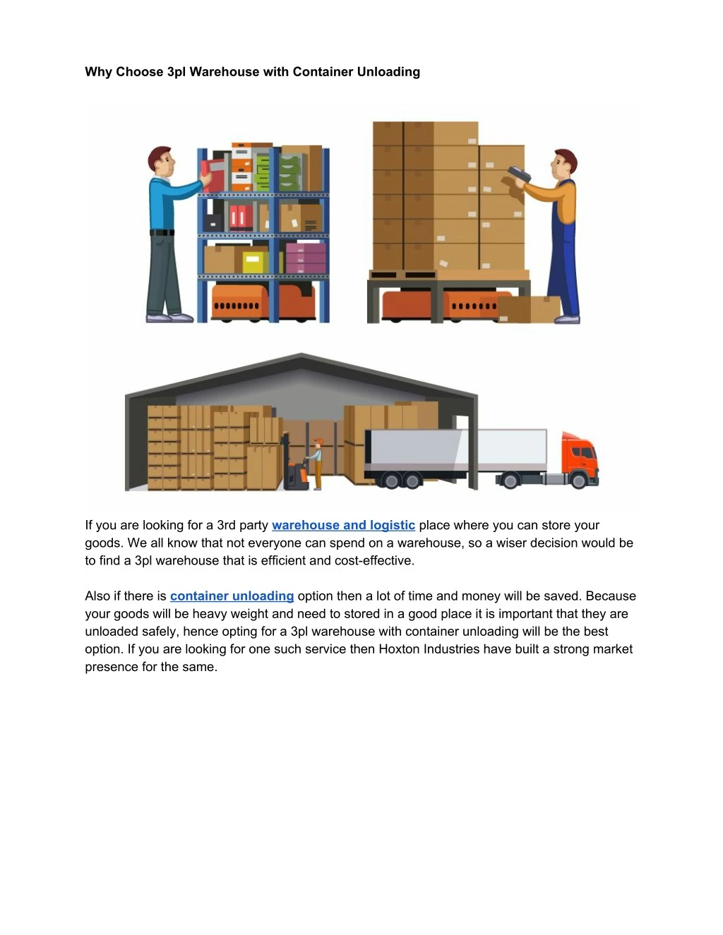 PPT - Why Choose 3pl Warehouse with Container Unloading PowerPoint ...
