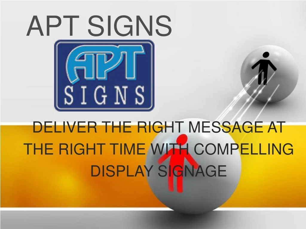 PPT - Apt Signs Is A Own stricker Designs Manufacture PowerPoint ...