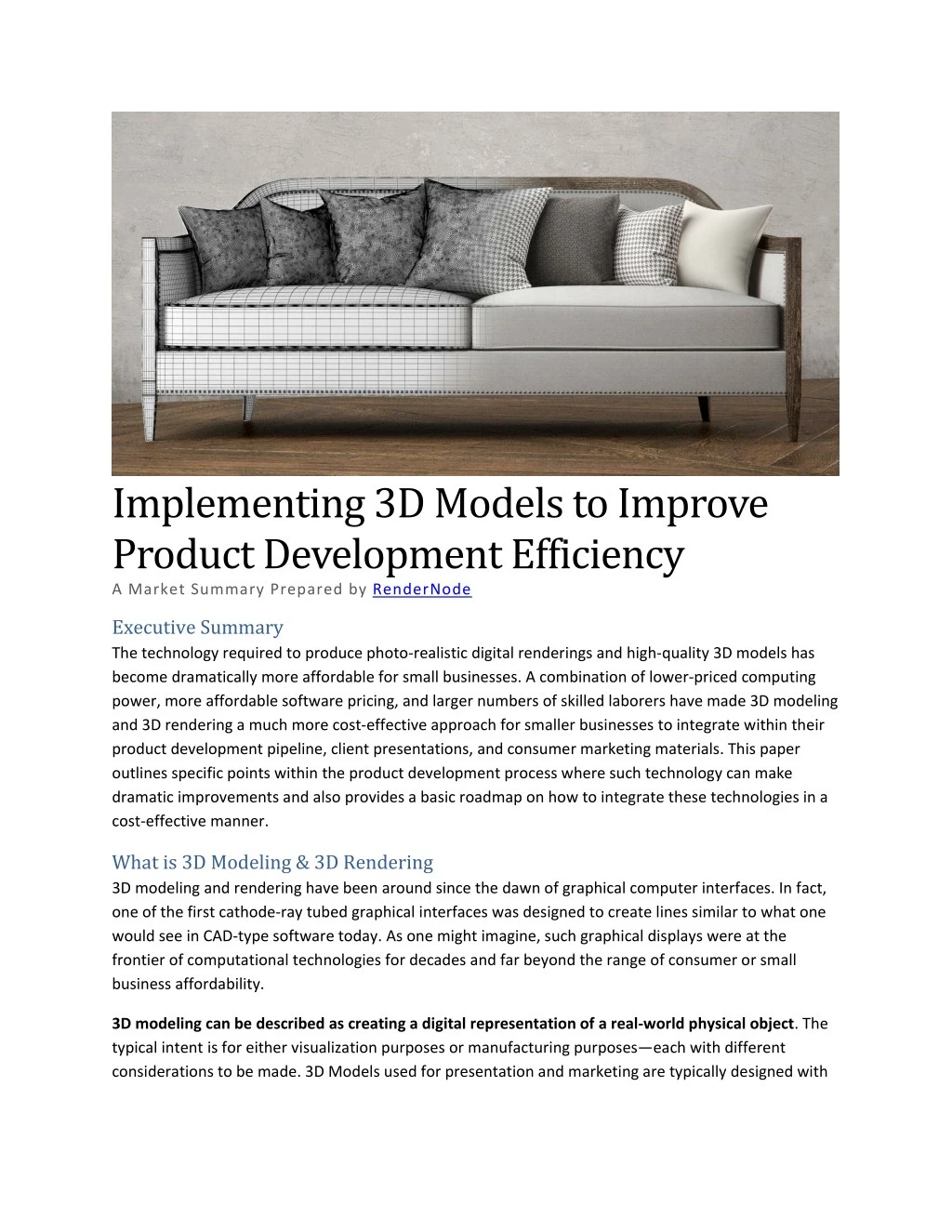 PPT - Implementing 3D Models to Improve Product Development Efficiency ...