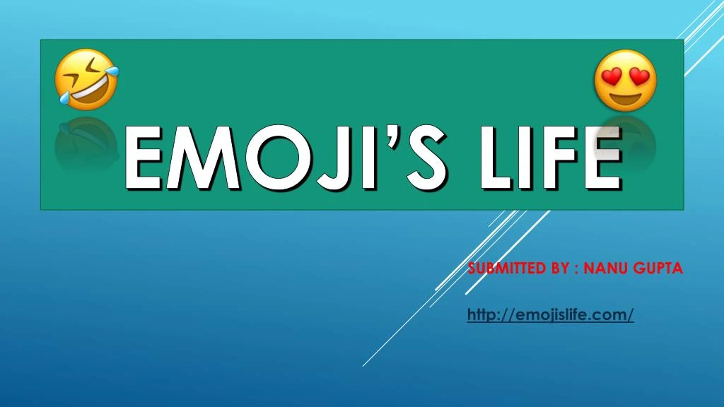 PPT - EMOJIS LIFE PowerPoint Presentation, free download - ID:7840587