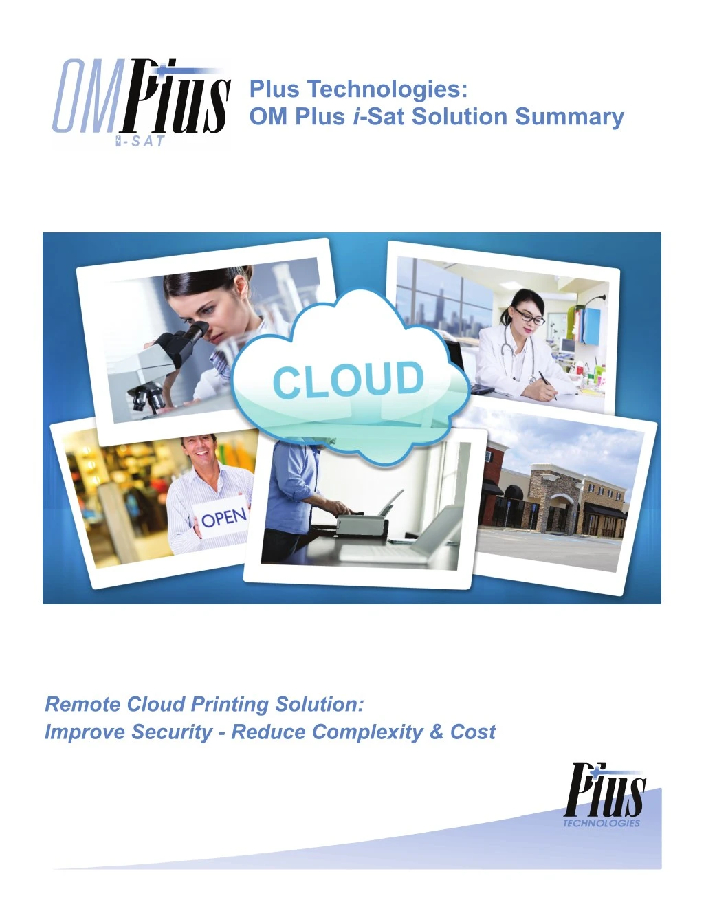 PPT - Plus Technologies: OM Plus i-Sat Solution Summary PowerPoint ...