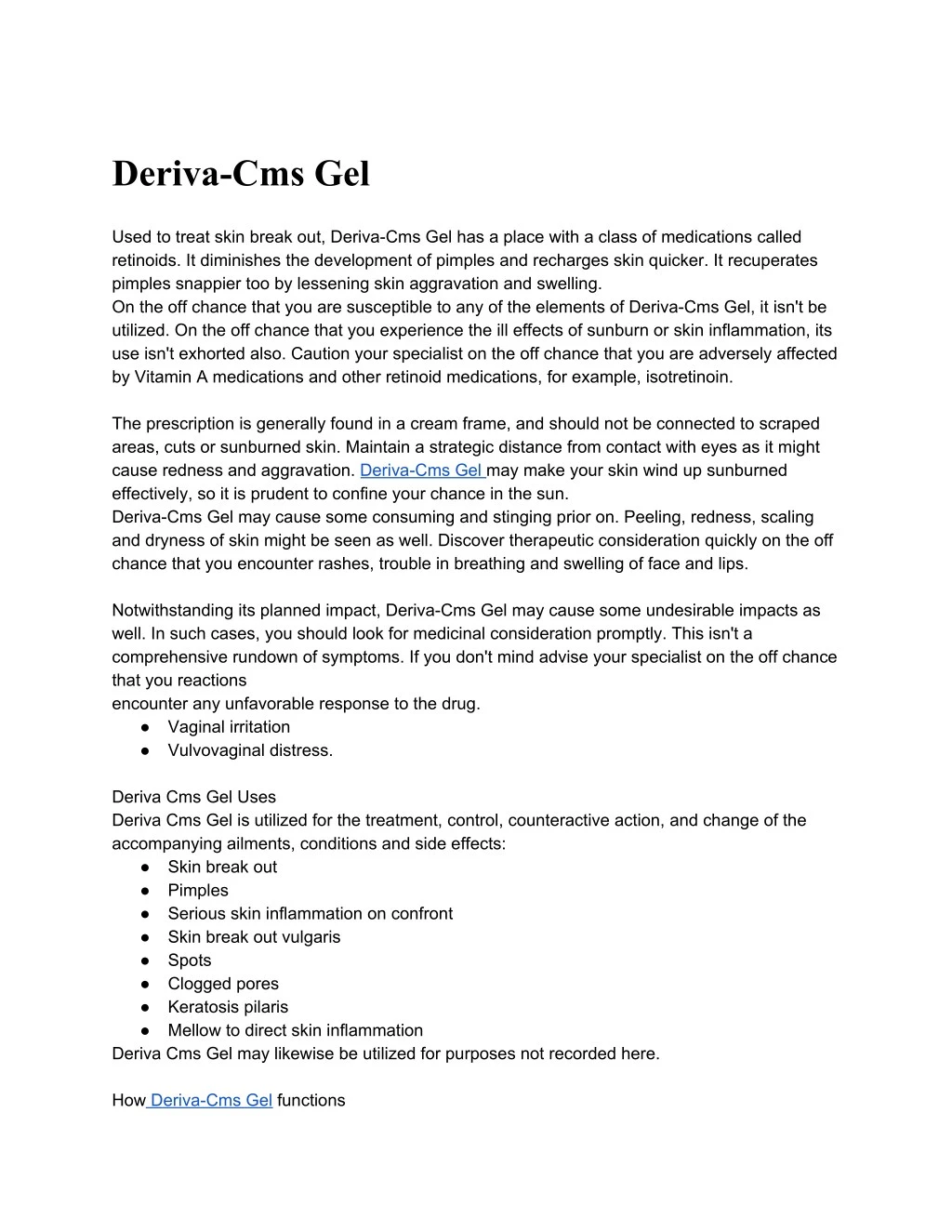 PPT - Deriva-Cms Gel PowerPoint Presentation, free download - ID:7849697