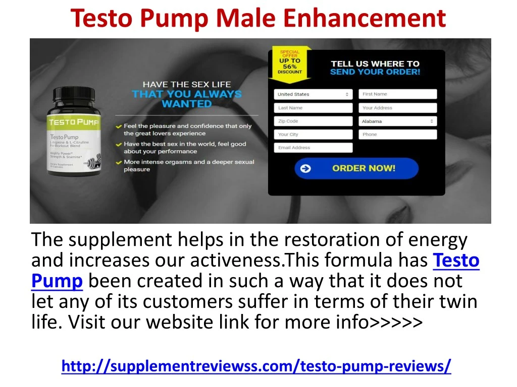 PPT - Testo Pump Male Enhancement PowerPoint Presentation, free ...