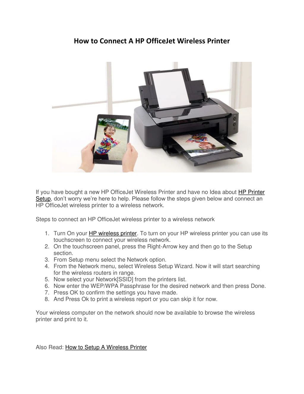 PPT - How to Setup a Wireless Printer PowerPoint Presentation, free ...
