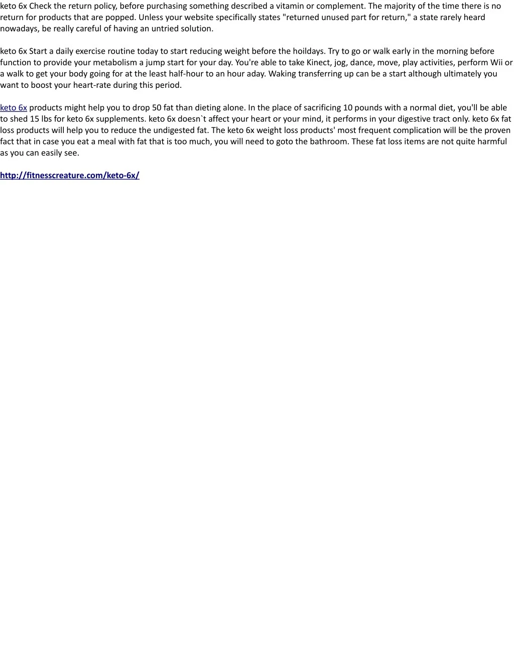 PPT - http://fitnesscreature.com/keto-6x/ PowerPoint Presentation, free ...