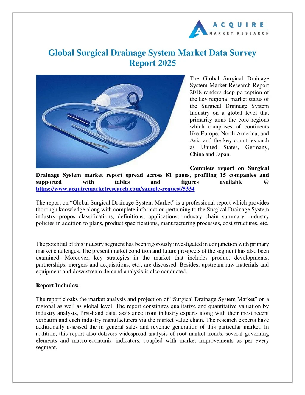 PPT - Surgical Drainage System Market - Global Industry Analysis ...