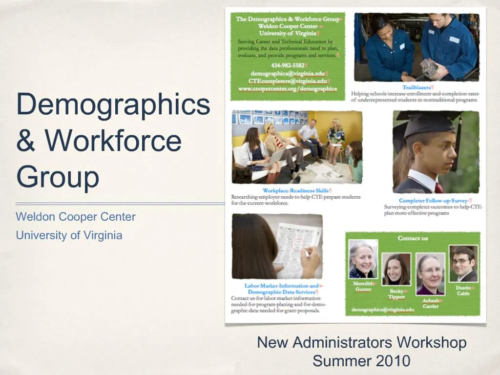 PPT - Demographics Workforce Group PowerPoint Presentation, free ...