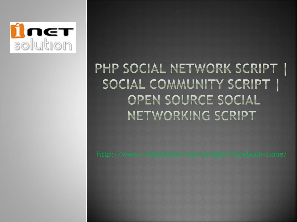 Ppt Social Community Script Open Source Social Network Php Powerpoint Presentation Id7878980