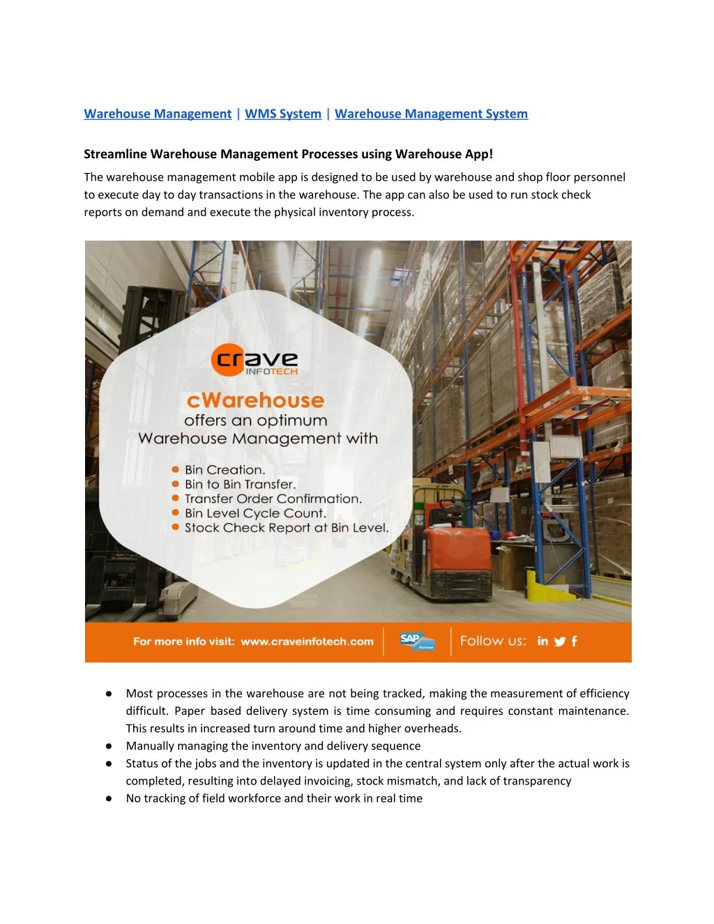 PPT - Warehouse Management PowerPoint Presentation, free download - ID ...