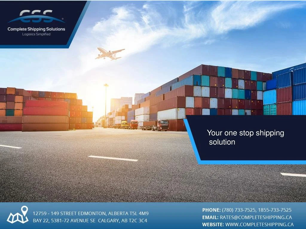 PPT - Your one stop shipping - Complete Shipping Solutions PowerPoint ...