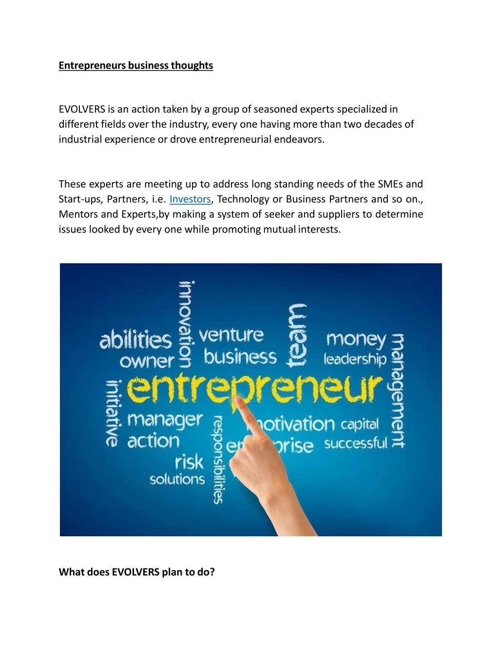 PPT - Entrepreneurs Business Thoughts PowerPoint Presentation, free ...