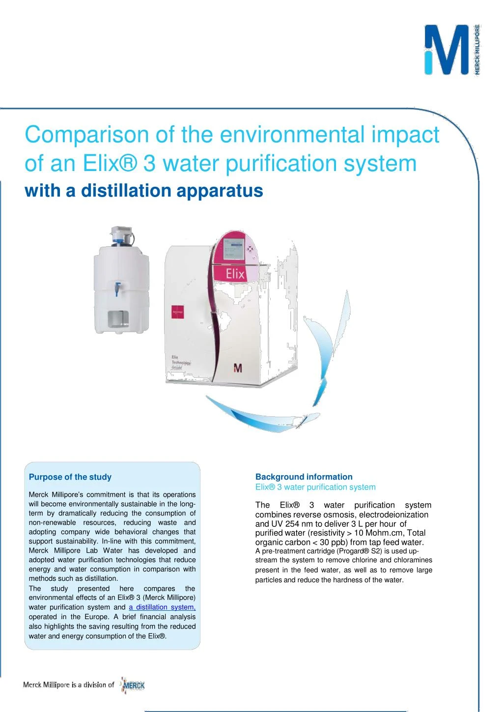 PPT - ElixÂ® 3 water purification system with a distillation apparatus ...