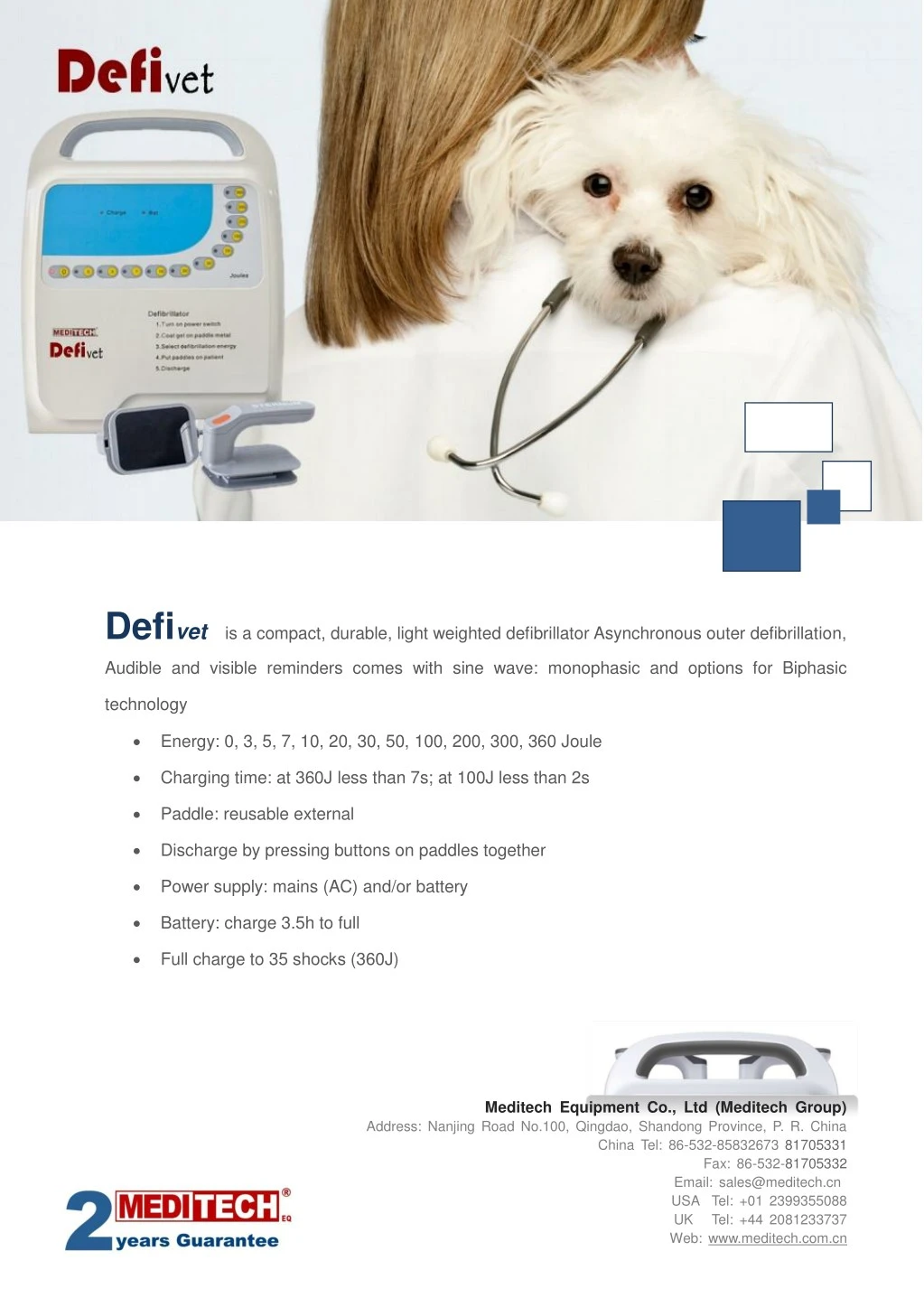 PPT - Veterinary Defibrillator monitor from Meditech PowerPoint ...