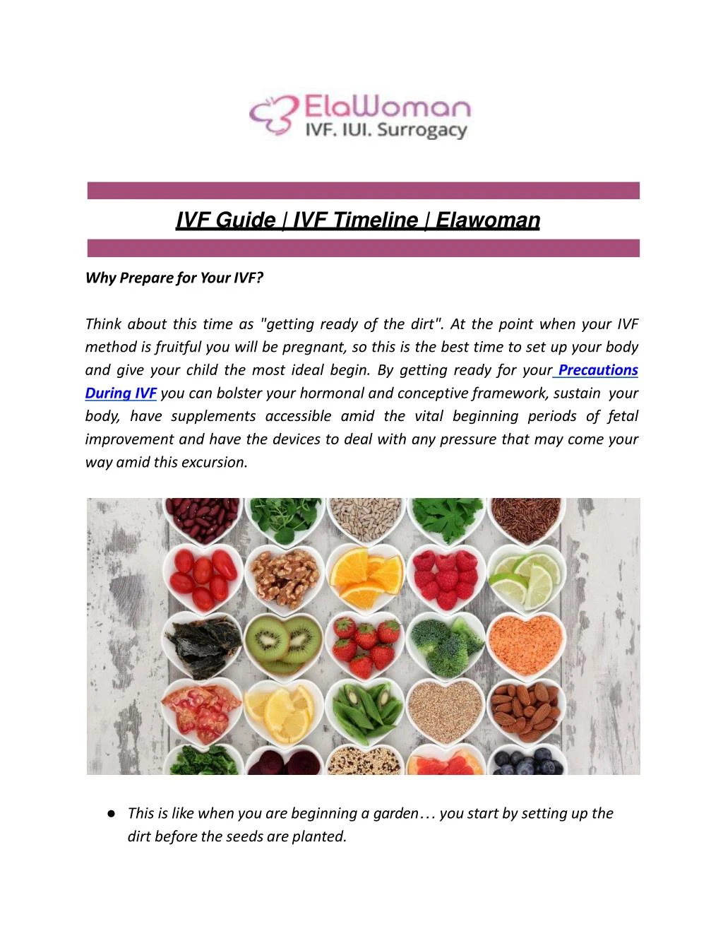 PPT - IVF Guide | IVF Timeline | Elawoman PowerPoint Presentation, free ...