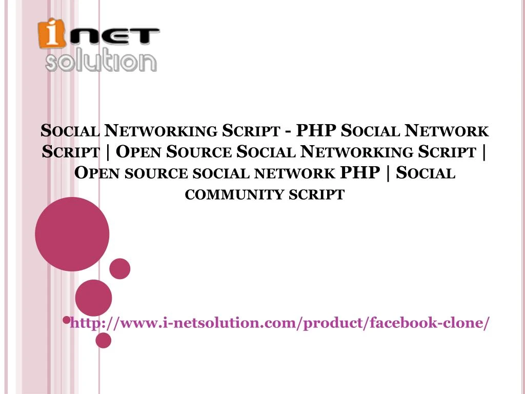 PPT - Social Networking Script - PHP Social Network Script PowerPoint Presentation - ID:7891367