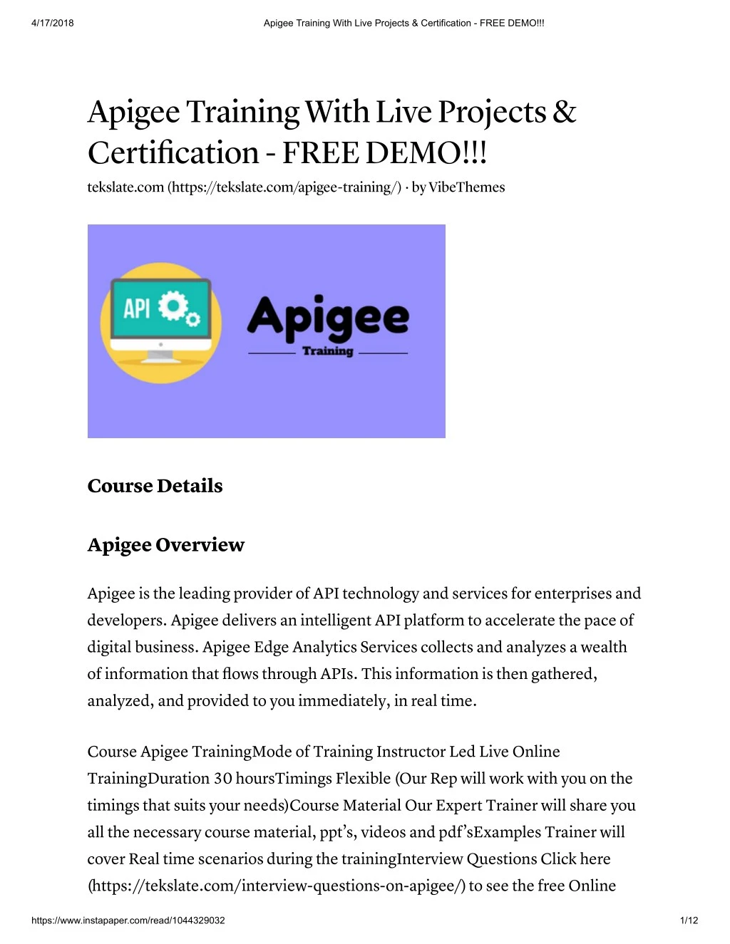 PPT - 100% Job Assistance Apigee Online Training PowerPoint Presentation - ID:7891876