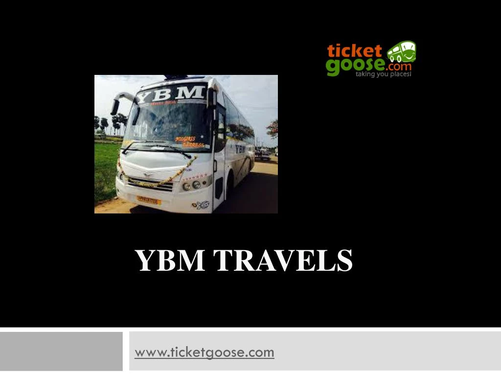 PPT - YBM Travels! PowerPoint Presentation, free download - ID:7891882