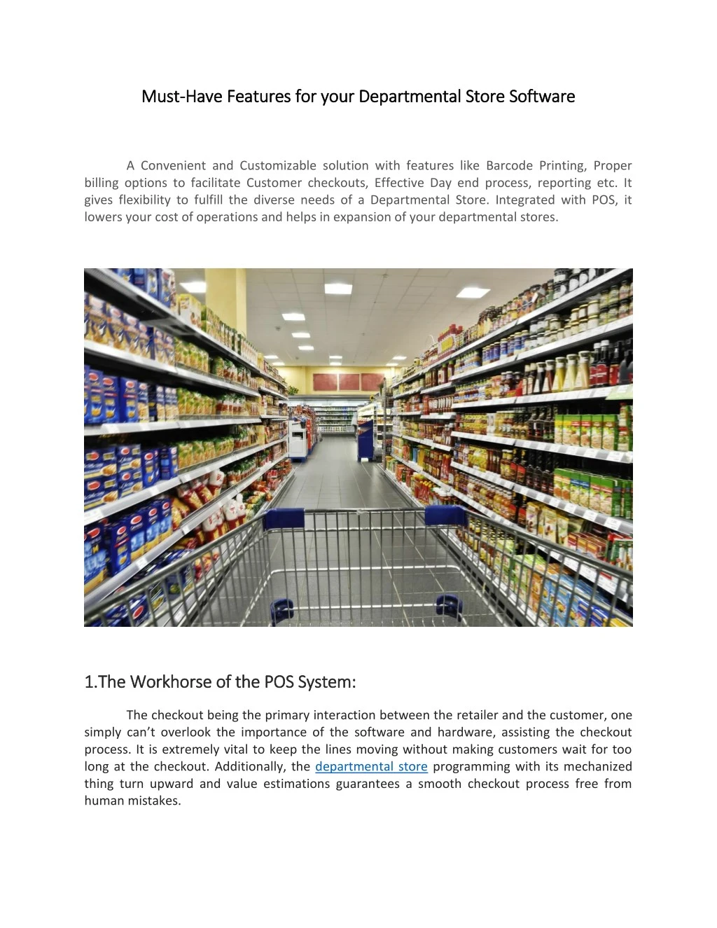 PPT - Must-Have Features for your Departmental Store Software ...