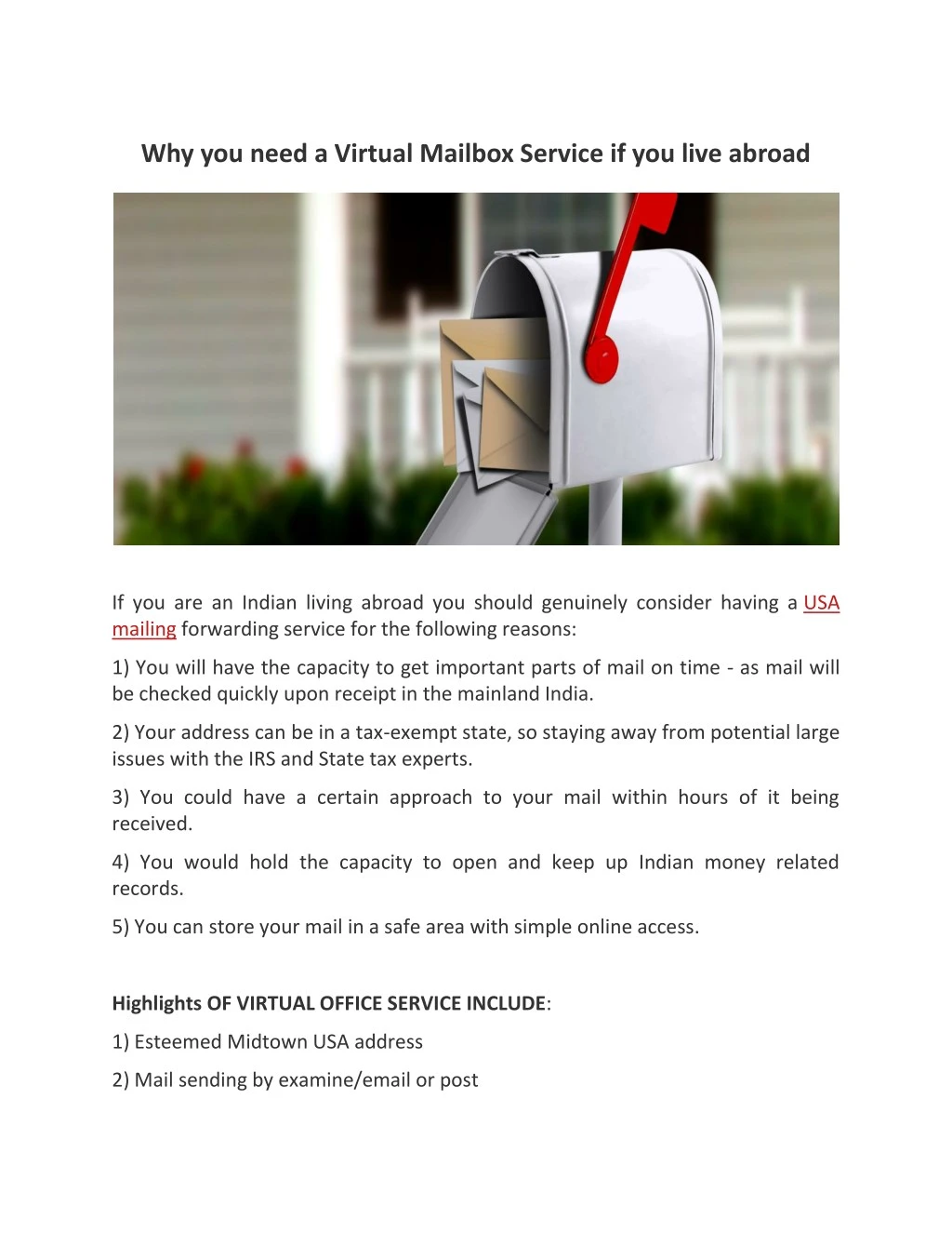 PPT - Virtual Mailbox Address PowerPoint Presentation, free download ...
