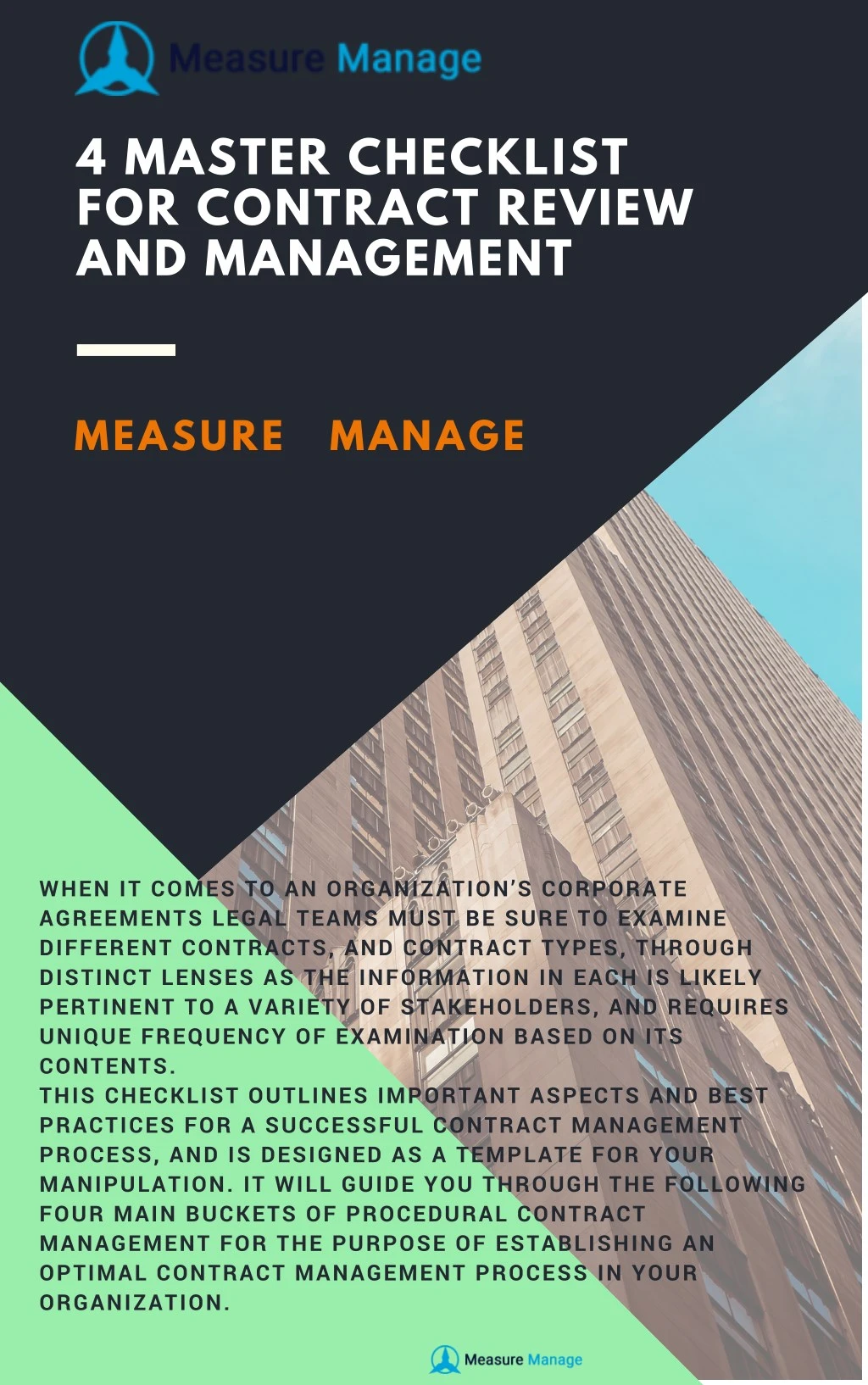 PPT - 4 Master Checklist for Contract Review and Management. PowerPoint ...