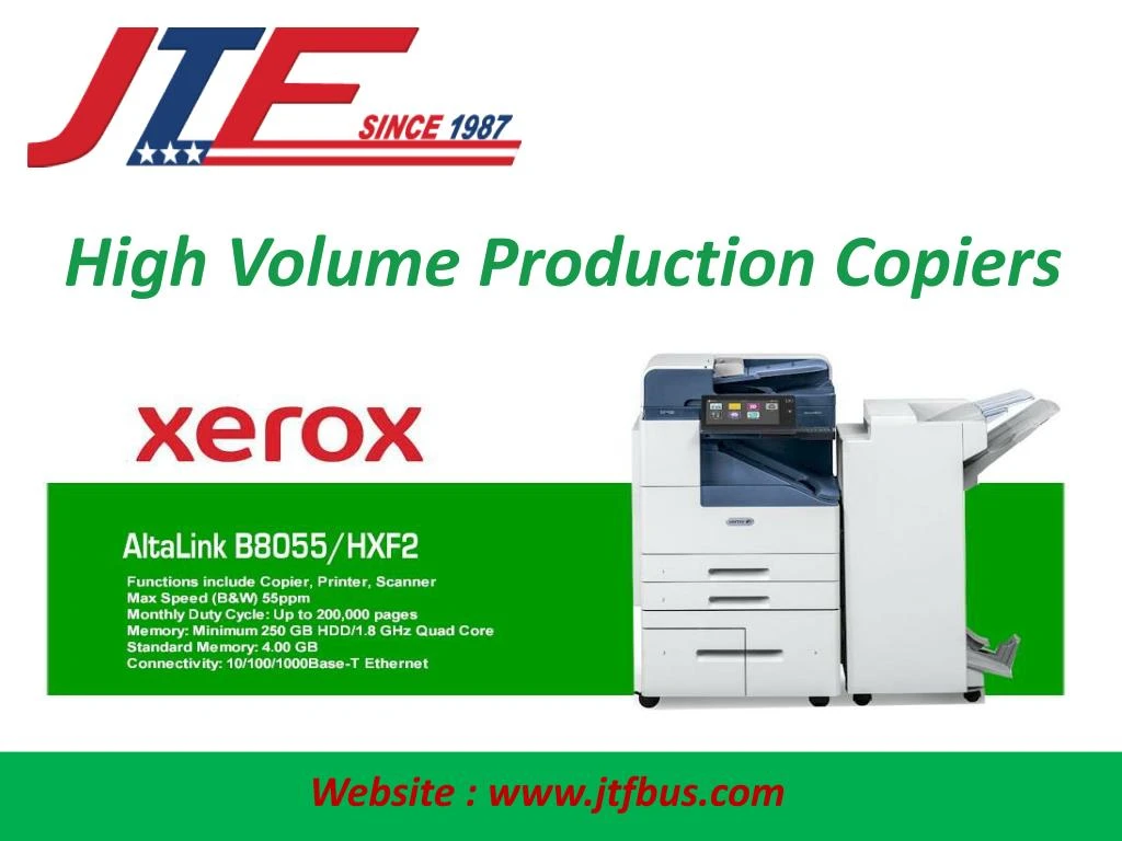 PPT - Production Copiers PowerPoint Presentation, free download - ID ...