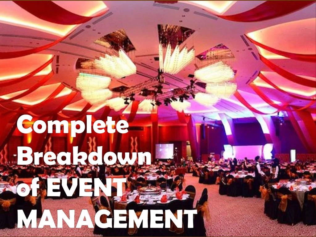 PPT - Complete Breakdown of EVENT MANAGEMENT PowerPoint Presentation, free download - ID:7898097