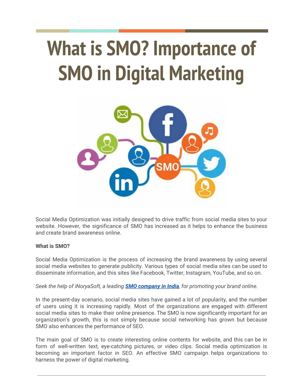 PPT - What is SMO Importance of SMO in Digital Marketing PowerPoint ...