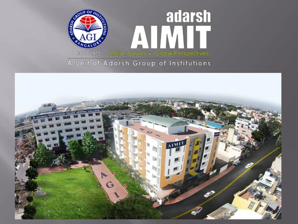 PPT - Adarsh Aimit: Bangalore University MBA PowerPoint Presentation ...