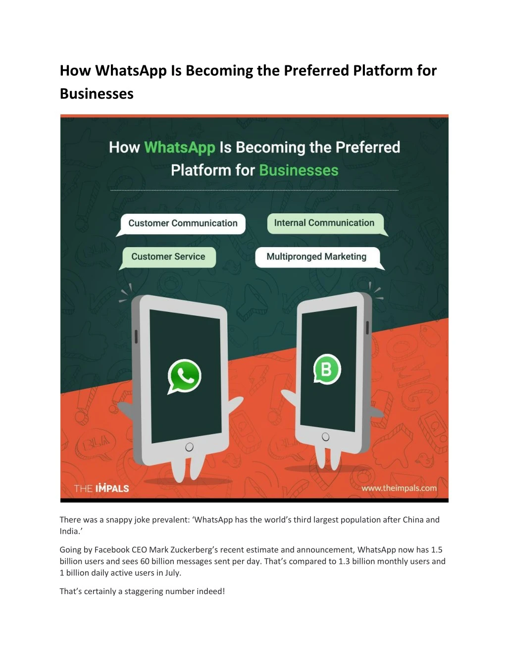 PPT - How WhatsApp Is Becoming the Preferred Platform for Businesses ...
