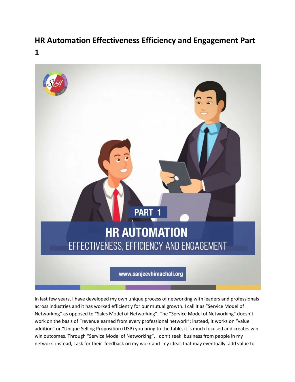 PPT - HR Automation Effectiveness Efficiency and Engagement Part 1 ...