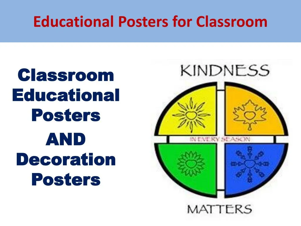 PPT - Classroom posters for high school PowerPoint Presentation, free ...