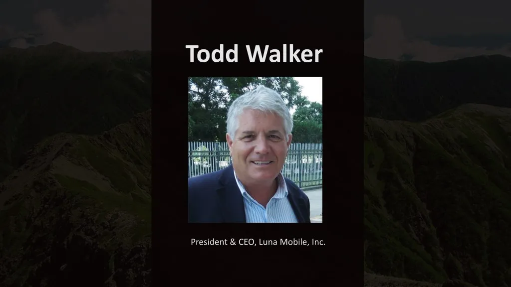 PPT - Todd Walker (Tampa) - Former CEO, IMAGINE International ...