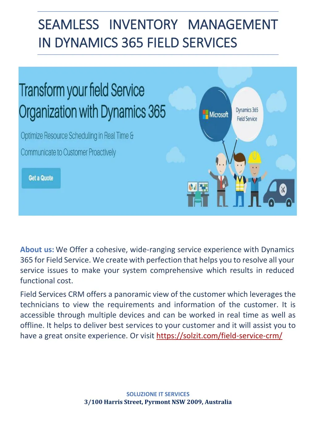 PPT - Seamless inventory management in dynamics 365 field services ...