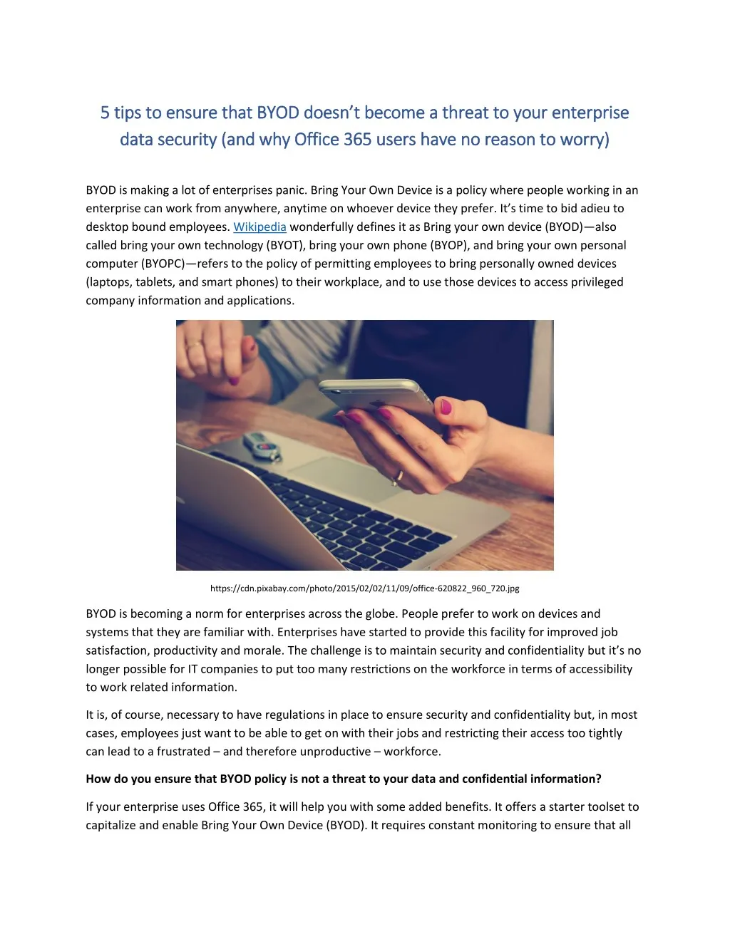 PPT - 5 tips to ensure that BYOD doesn’t become a threat to your ... PPT - 5 tips to ensure that BYOD doesn’t become a threat to your ...