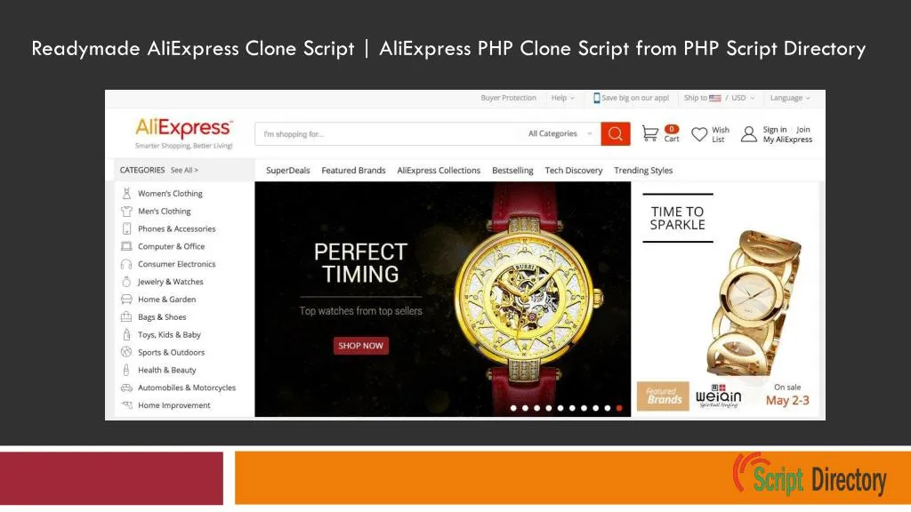 PPT - Find best AliExpress Clone | AliExpress PHP Script from PHP Script Directory PowerPoint ...