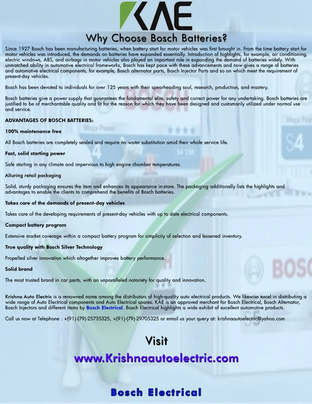 PPT - Why choose bosch batteries PowerPoint Presentation, free download ...