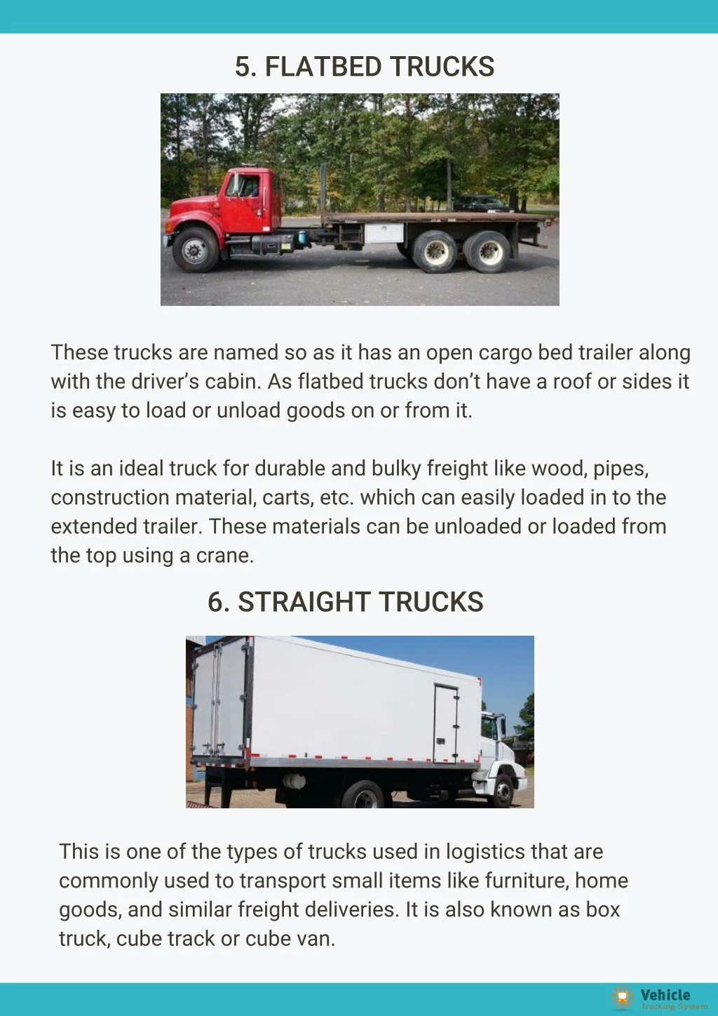 PPT - 6 Types of Trucks Used in Logistics Worldwide PowerPoint ...