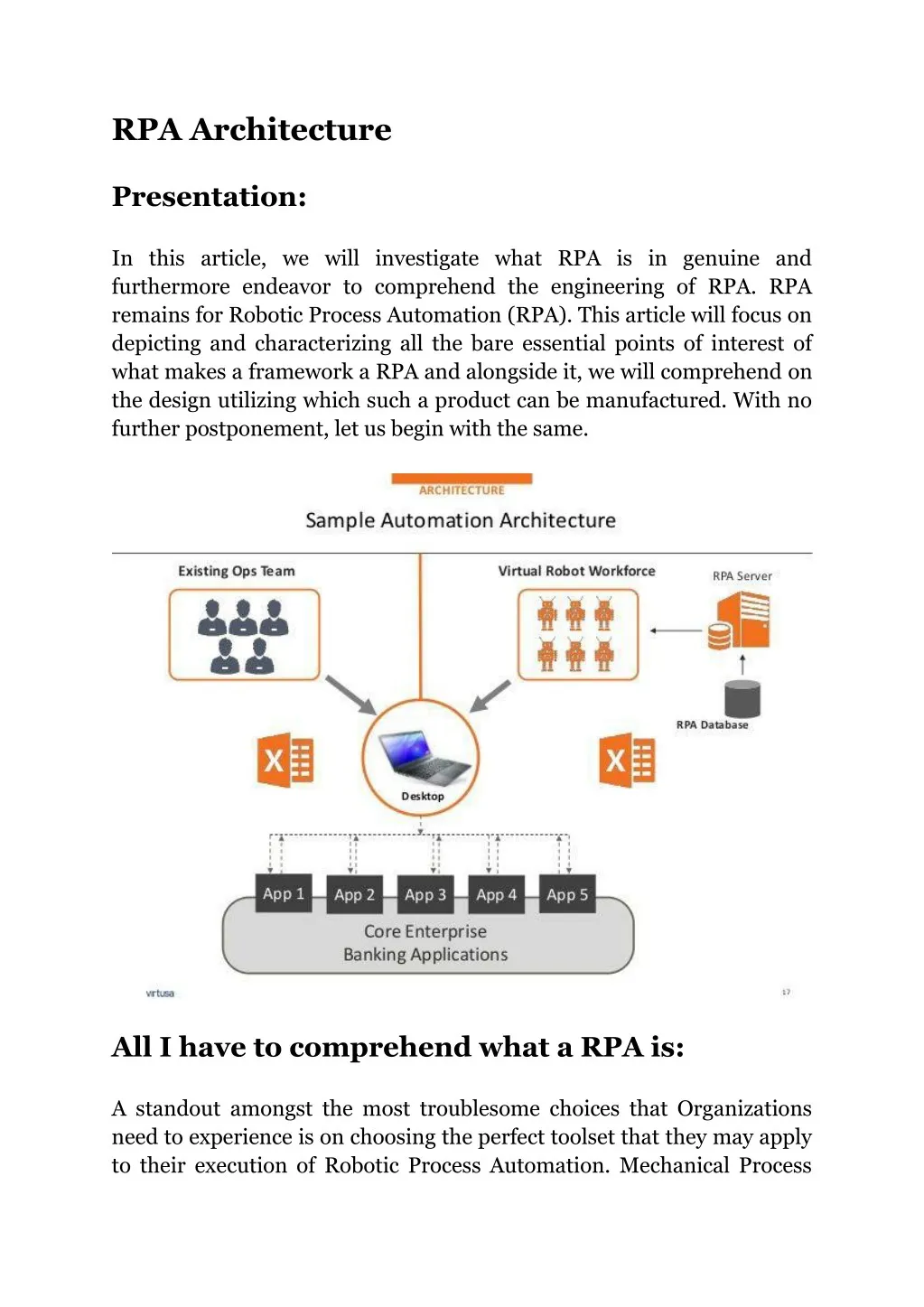PPT - RPA Architecture PowerPoint Presentation, free download - ID:7924989