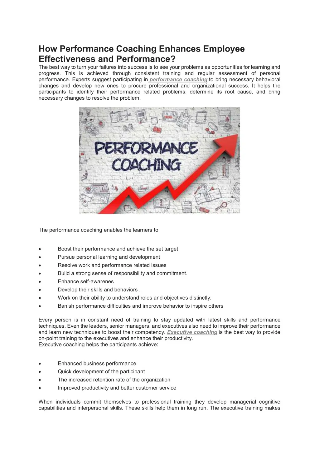 PPT - How Performance Coaching Enhances Employee Effectiveness and ...