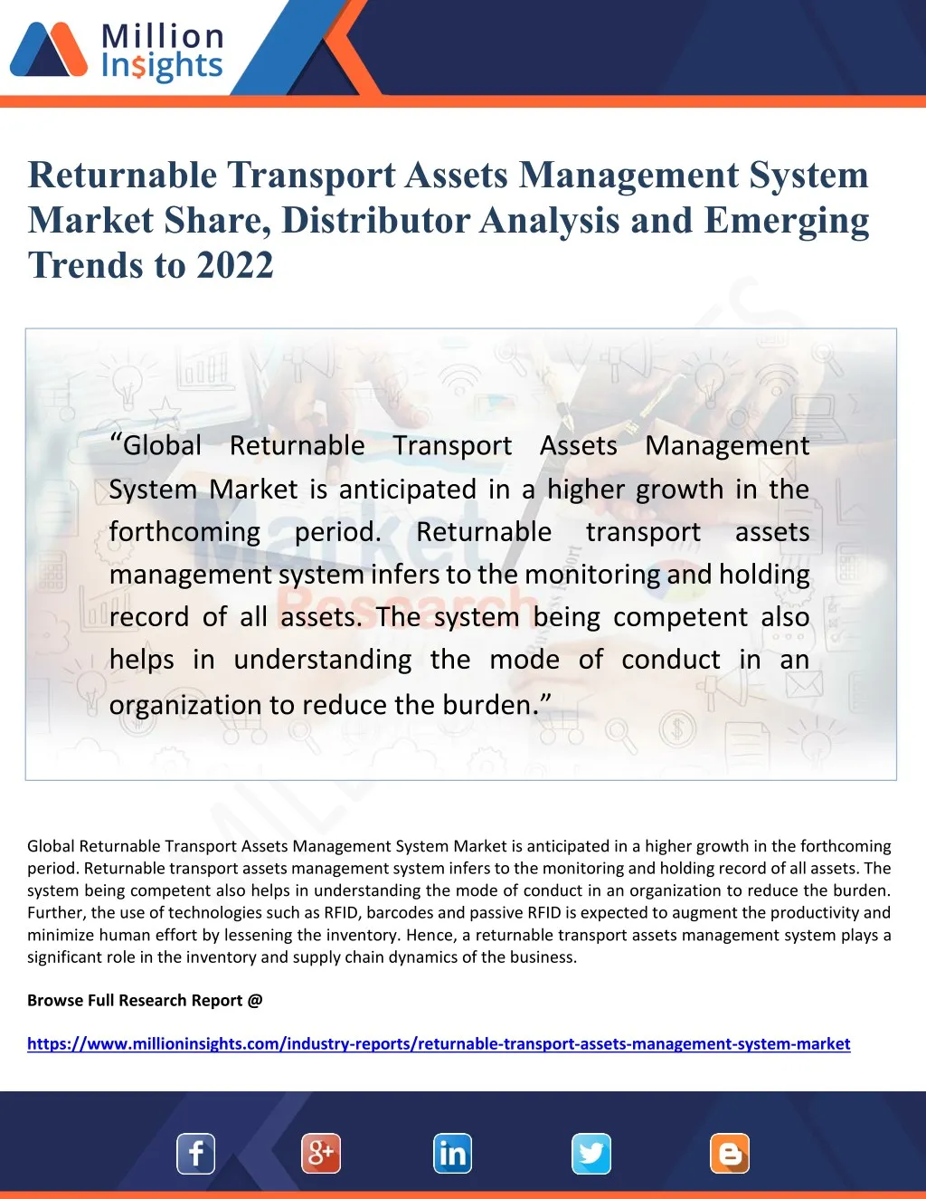 PPT - Returnable Transport Assets Management System Market Scope and ...