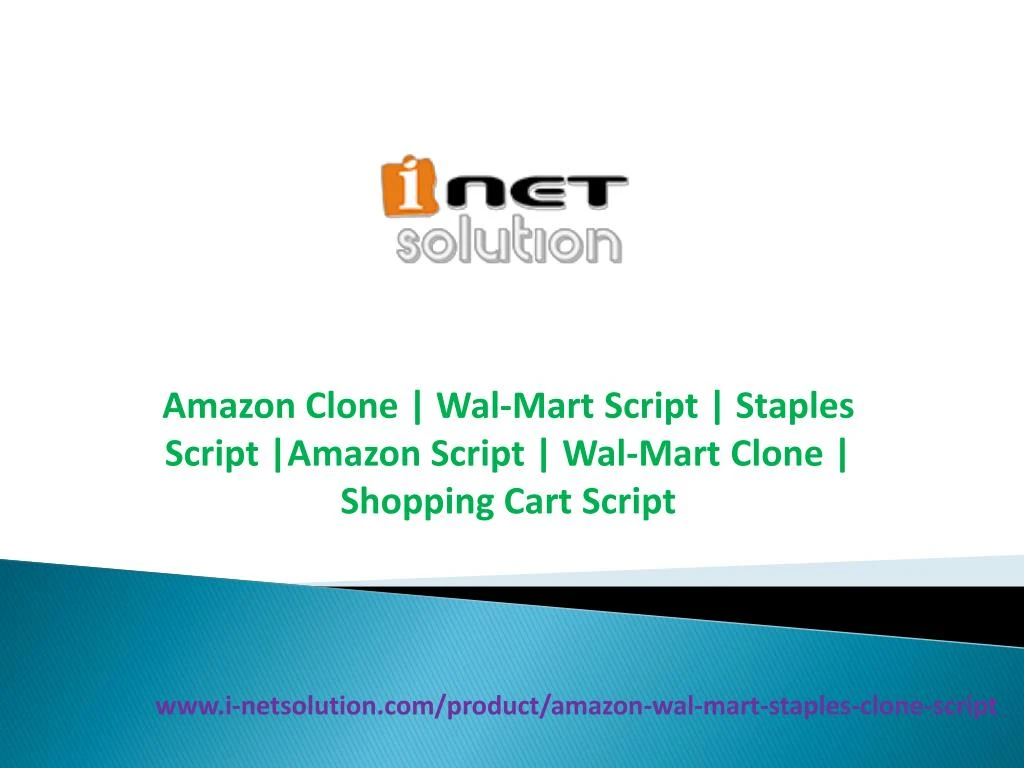 PPT - Amazon Script | Walmart Clone | Shopping Cart Script PowerPoint Presentation - ID:7932148