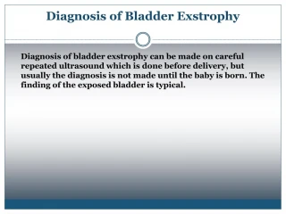 PPT - Bladder Exstrophy PowerPoint Presentation - ID:7932163