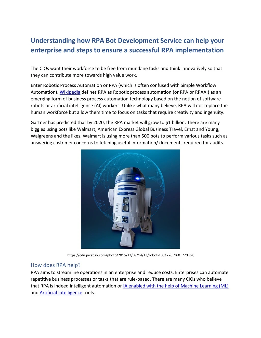 PPT - Understanding how RPA Bot Development Service can help your ...