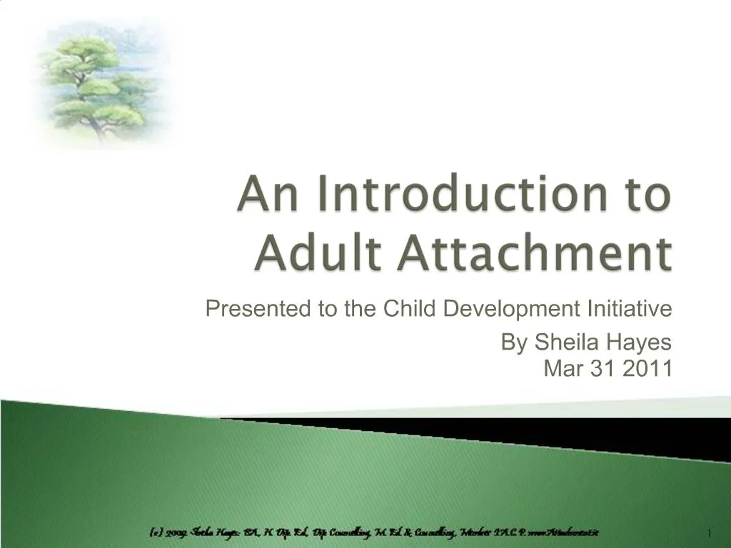 PPT - An Introduction to Adult Attachment PowerPoint Presentation, free ...